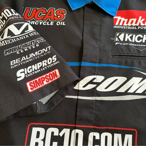 Nascar | Shirts | Vintage 9s Rc Racing Pit Crew Mechanics Shirt Nascar ...